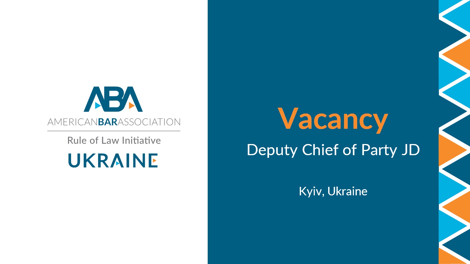 Deputy Chief of Party / Заступник керівника/ці проєкту | Громадський ...